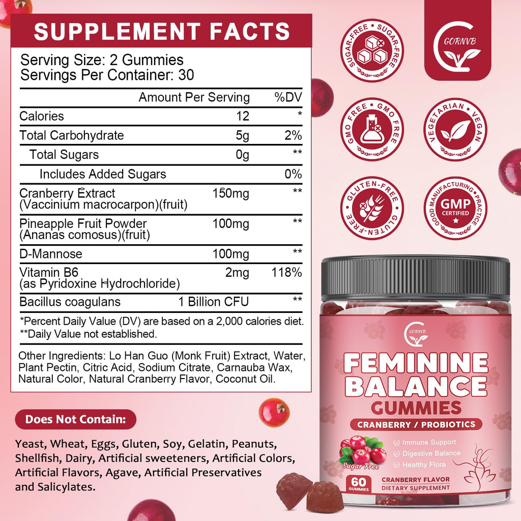 Cranberry pineapple gummy multivitamin