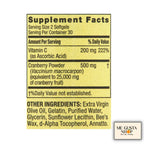 Cranberry plus Vitamin C health benefits