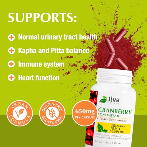 Cranberry powder for bladder support