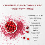 cranberry powder for healthy baking