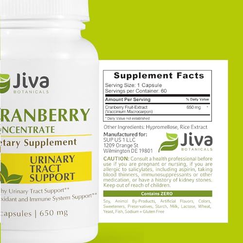 Cranberry powder for natural detox