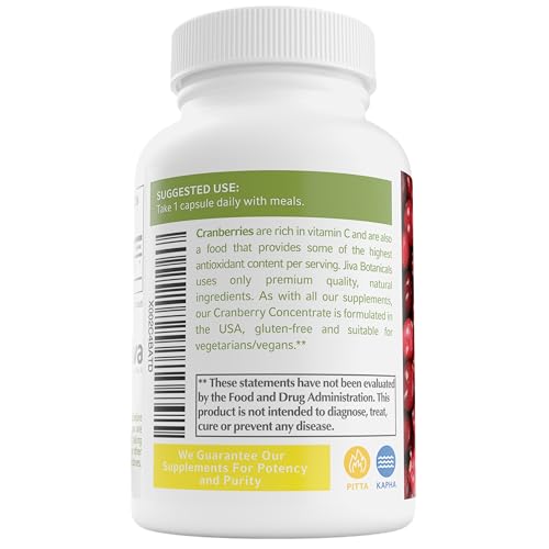 Cranberry powder for nutritional support