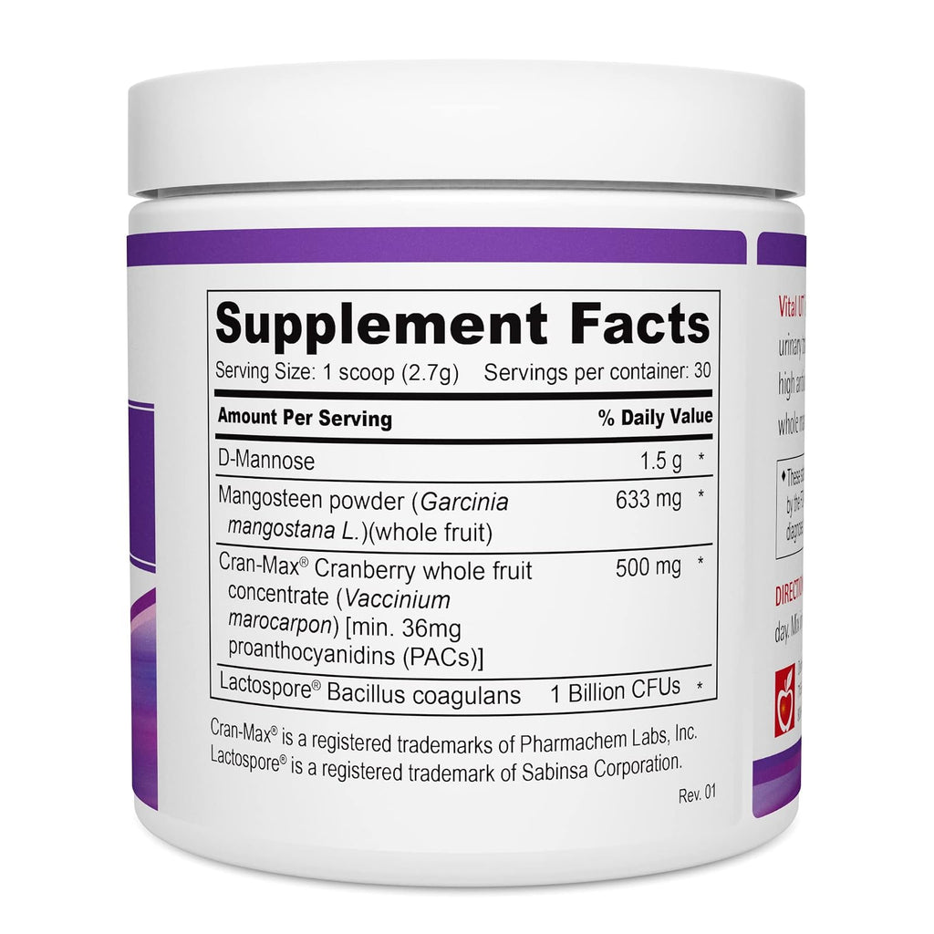 Cranberry powder with D-Mannose benefits