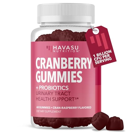 Cranberry probiotic gummies for digestion