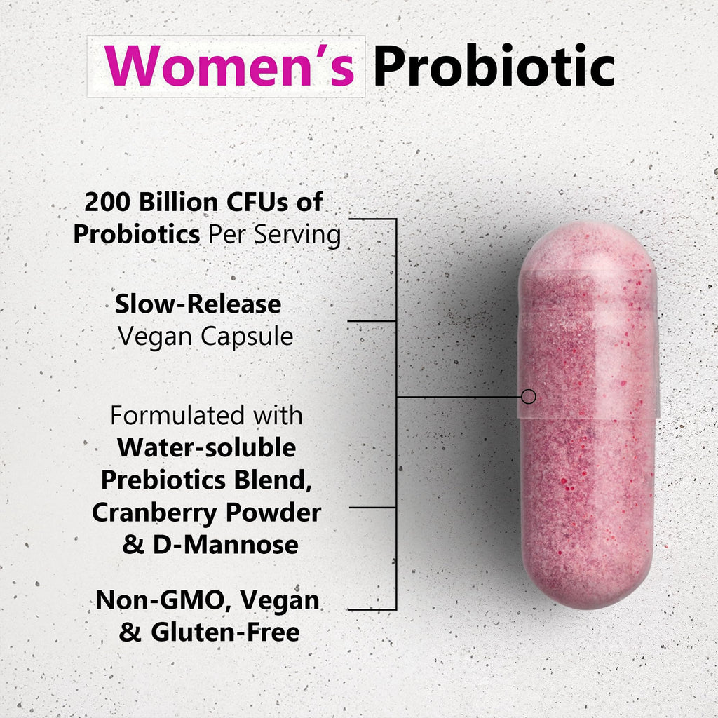 Cranberry probiotics for feminine care