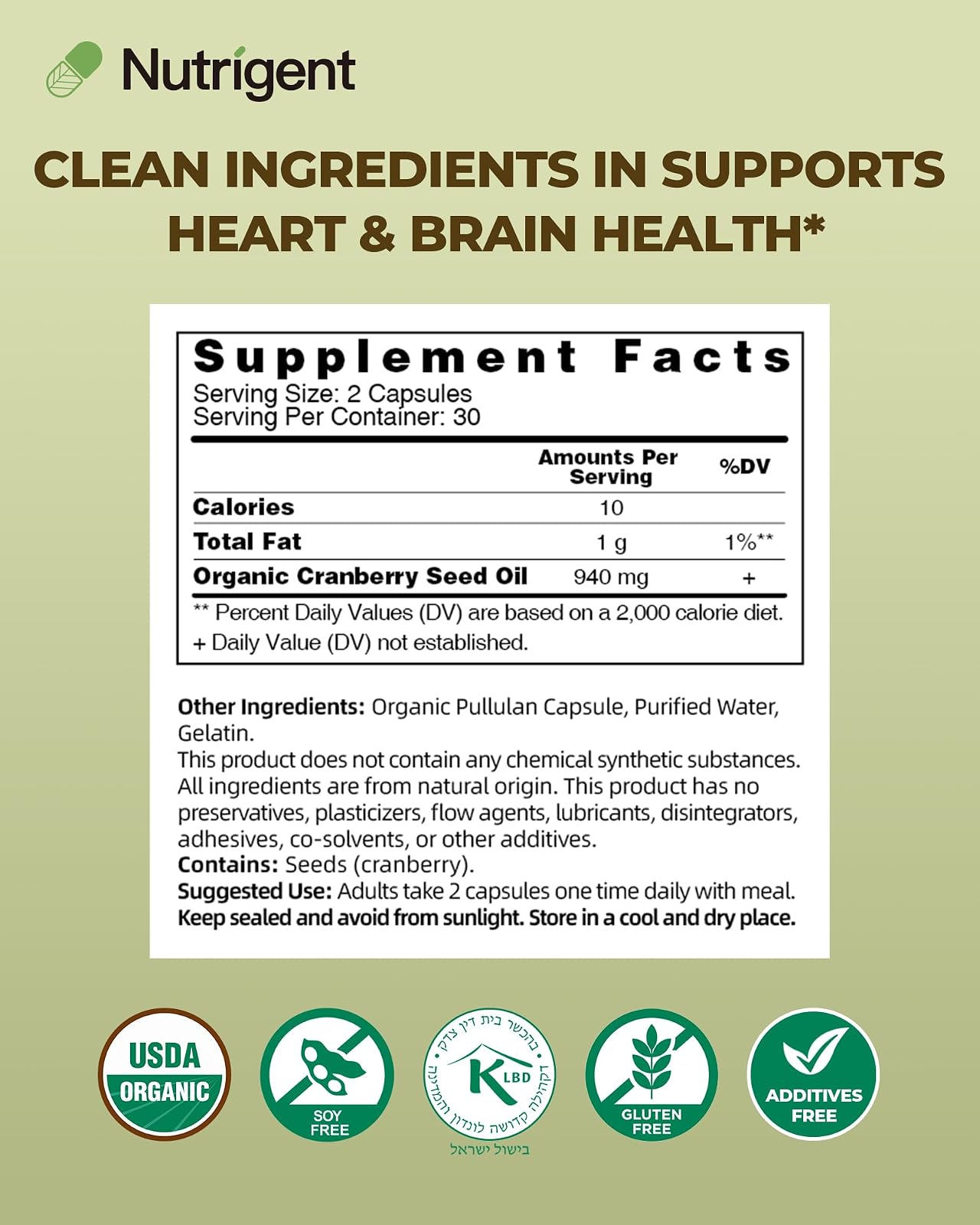 Cranberry Seed Oil antioxidant properties