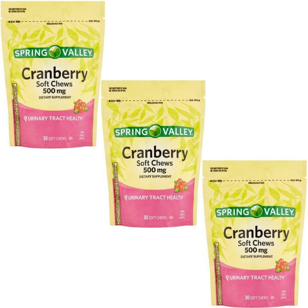 Cranberry soft chews for digestion