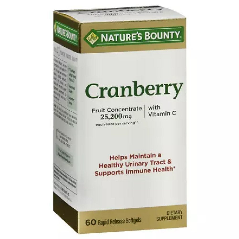 Cranberry soft gels for bladder health