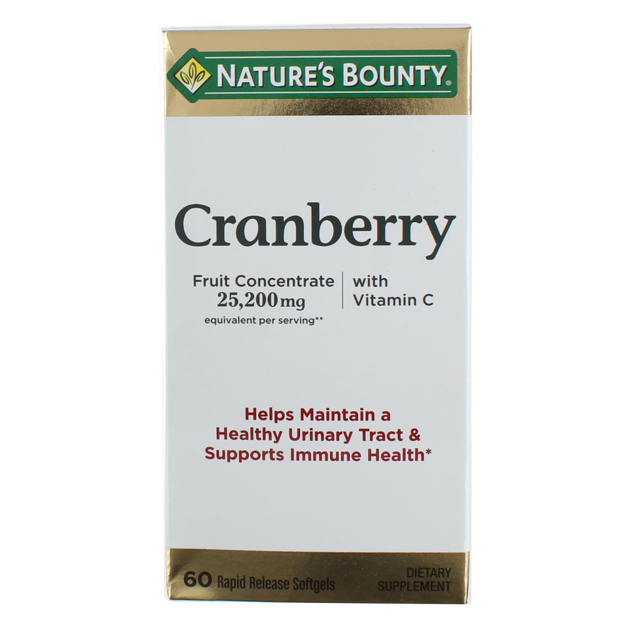 Cranberry soft gels for urinary health