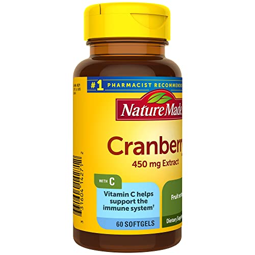 Cranberry softgels for active lifestyles