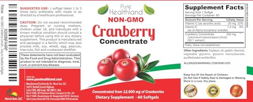 Cranberry softgels for everyday wellness