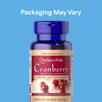 Cranberry softgels for urinary health