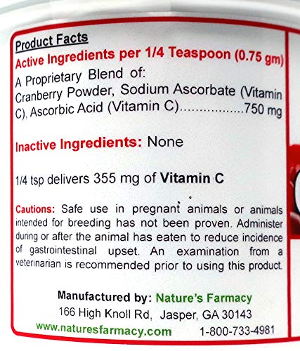 Cranberry supplement for bladder health