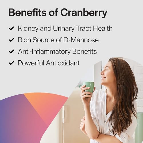 Cranberry supplement for bladder health