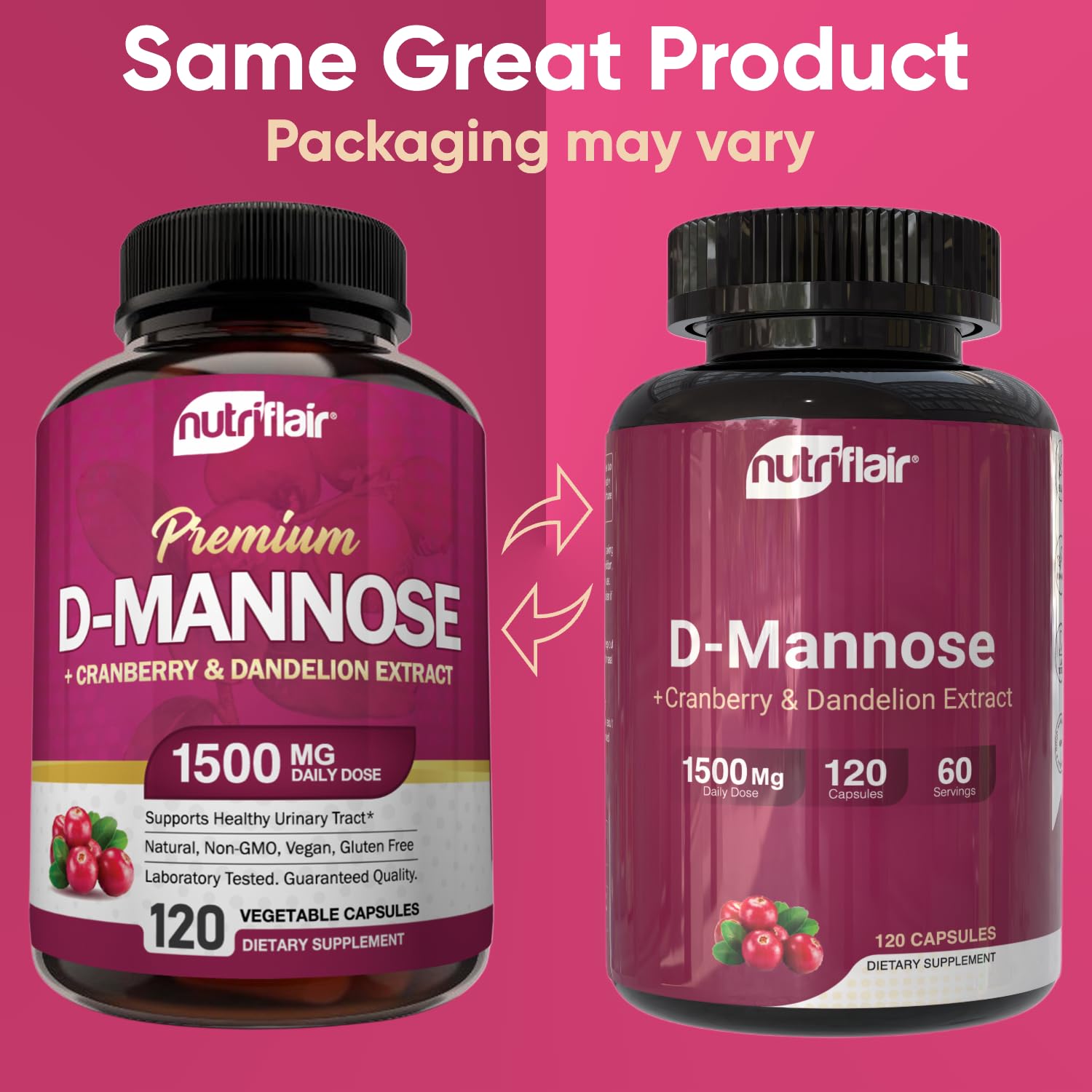 Cranberry supplement for bladder support