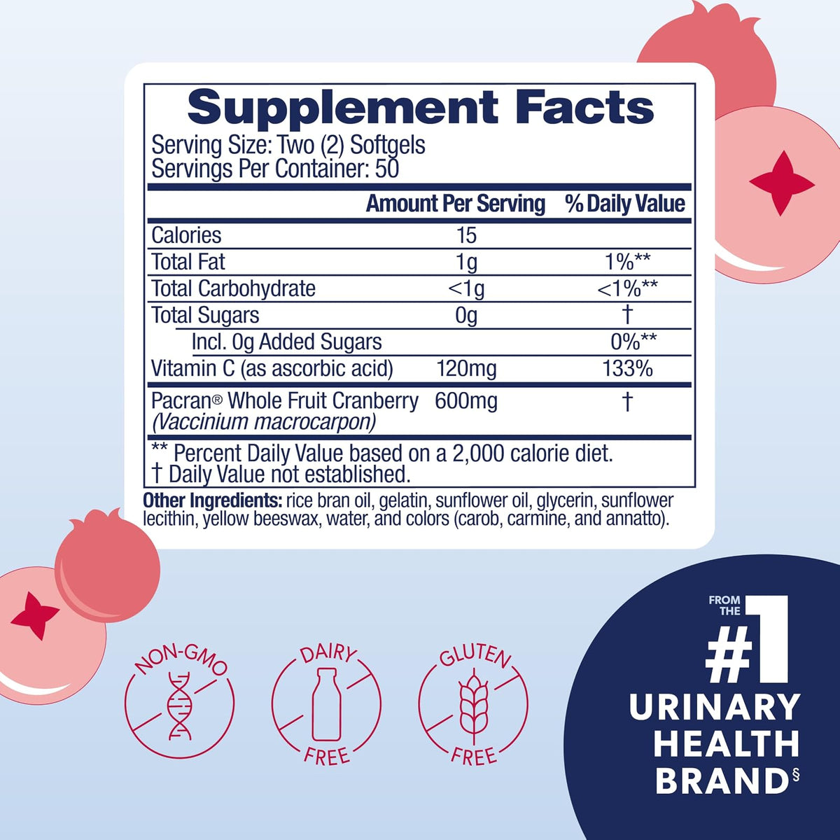 Cranberry supplement for daily wellness