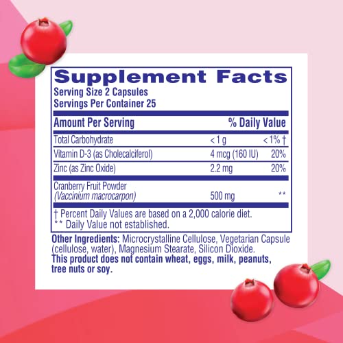 Cranberry supplement for everyday use