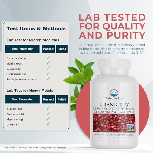 Cranberry supplement for healthy kidneys