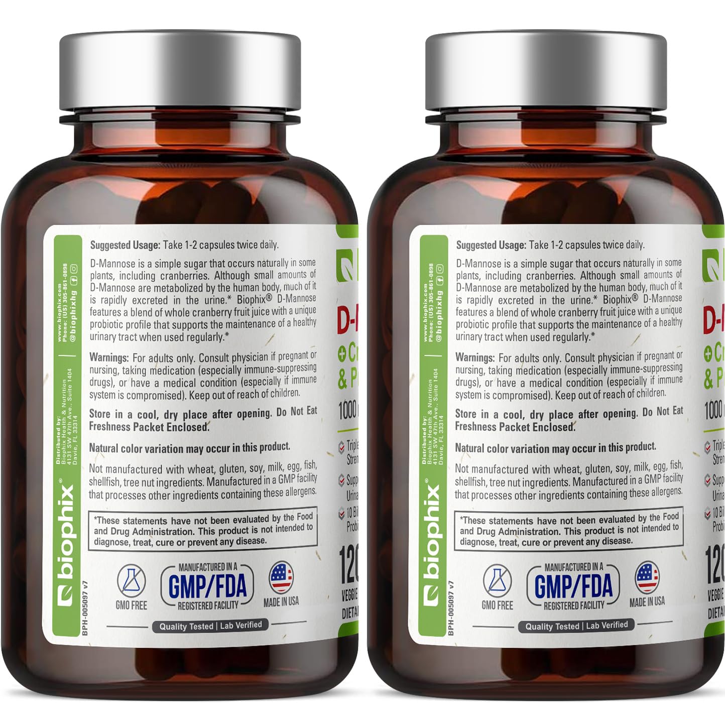 Cranberry supplement for overall health