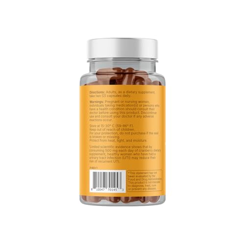 Cranberry supplement for overall health