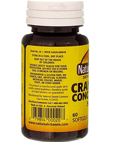 Cranberry supplement for overall vitality