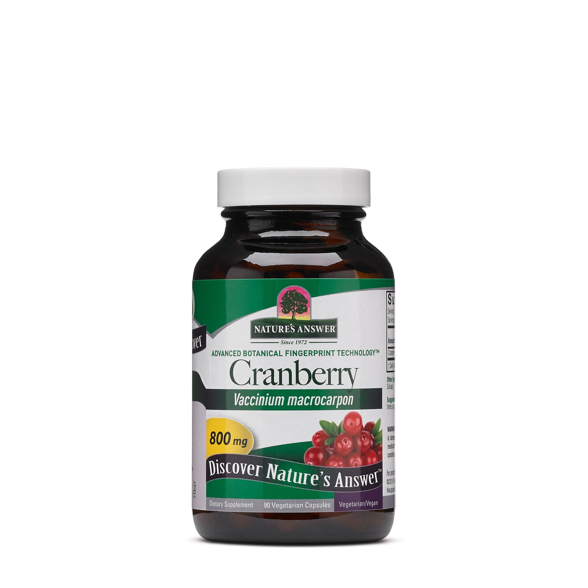 Cranberry supplement for urinary health