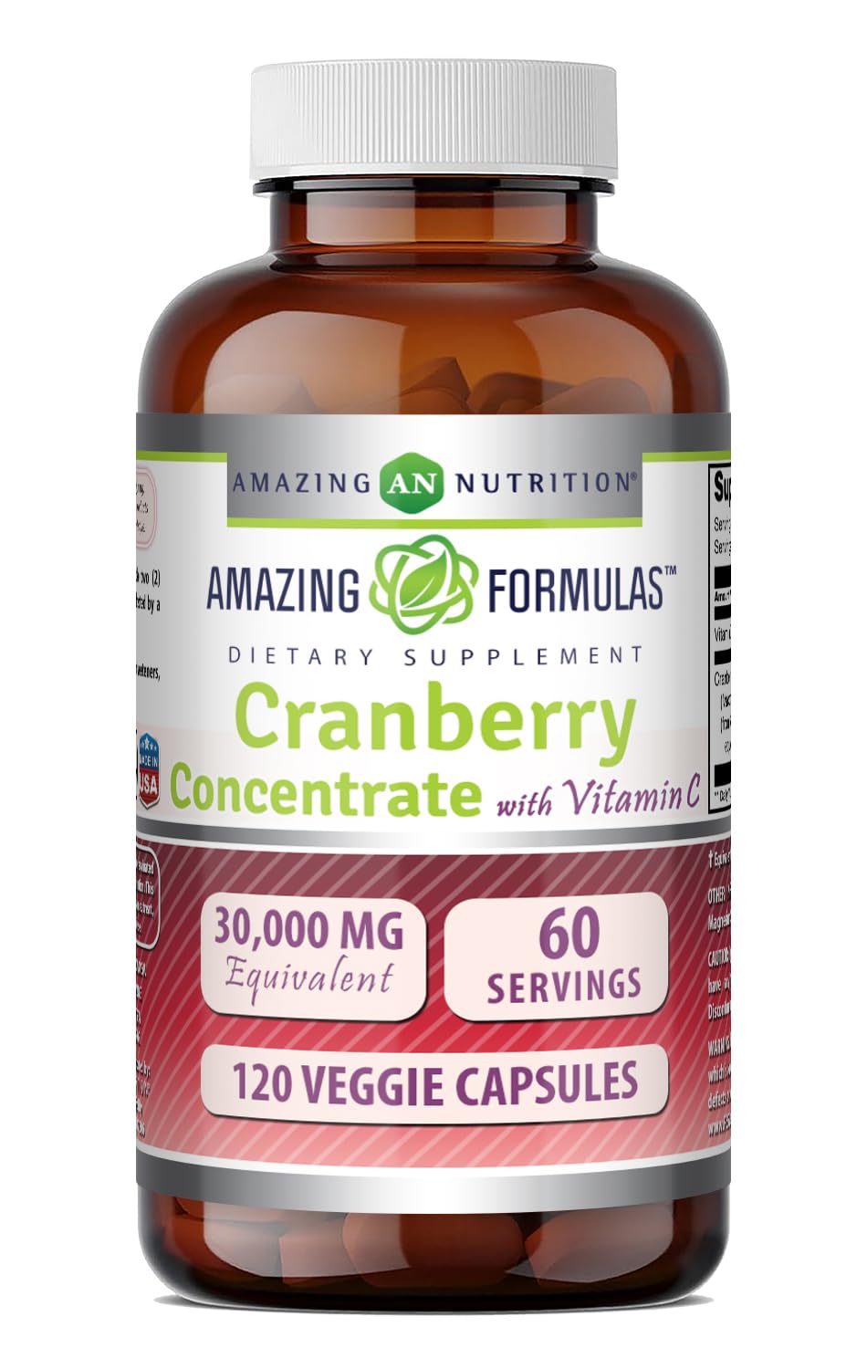 Cranberry supplement for urinary health