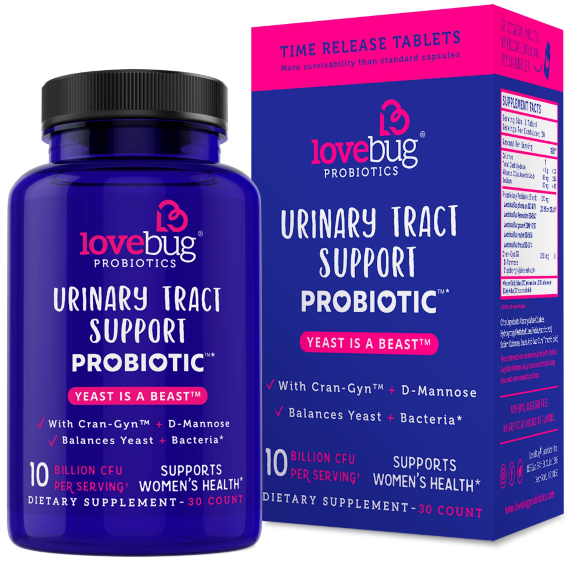 Cranberry supplement for urinary health
