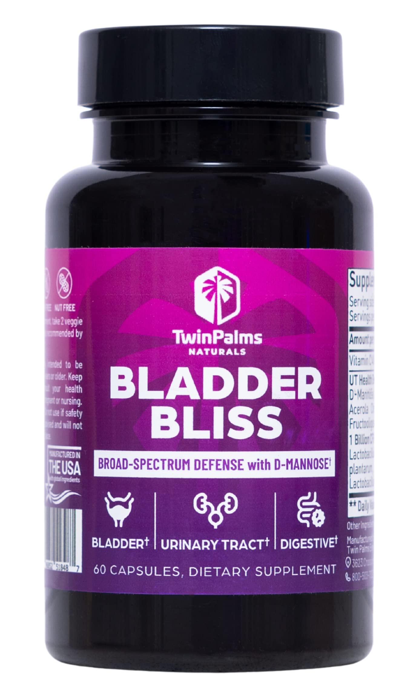 Cranberry supplement for urinary health