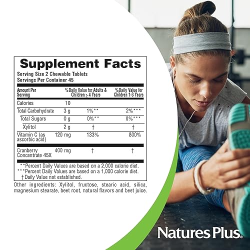 Cranberry tablets for digestive support