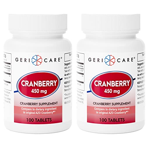 cranberry tablets for urinary health
