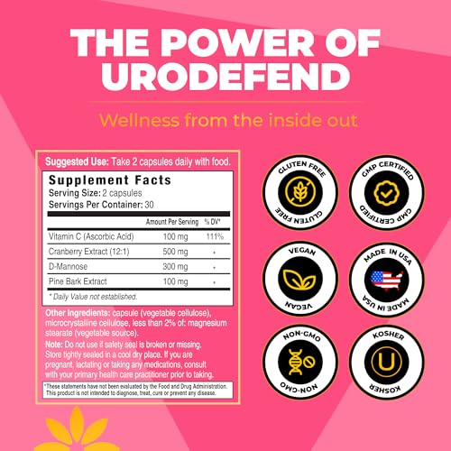 Cranberry UTI formula with antioxidants