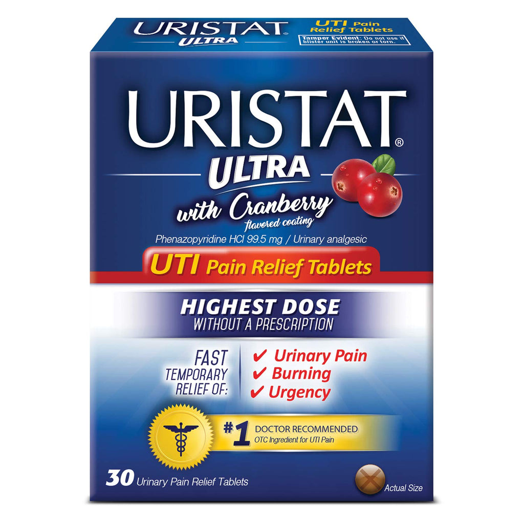 cranberry UTI pain relief tablets