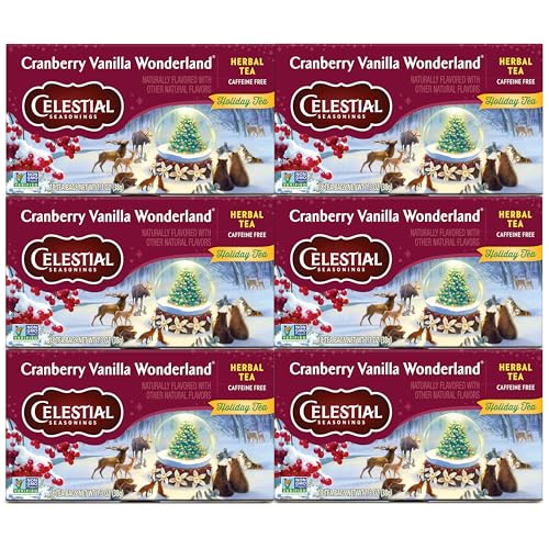 Cranberry Vanilla Wonderland herbal tea bags