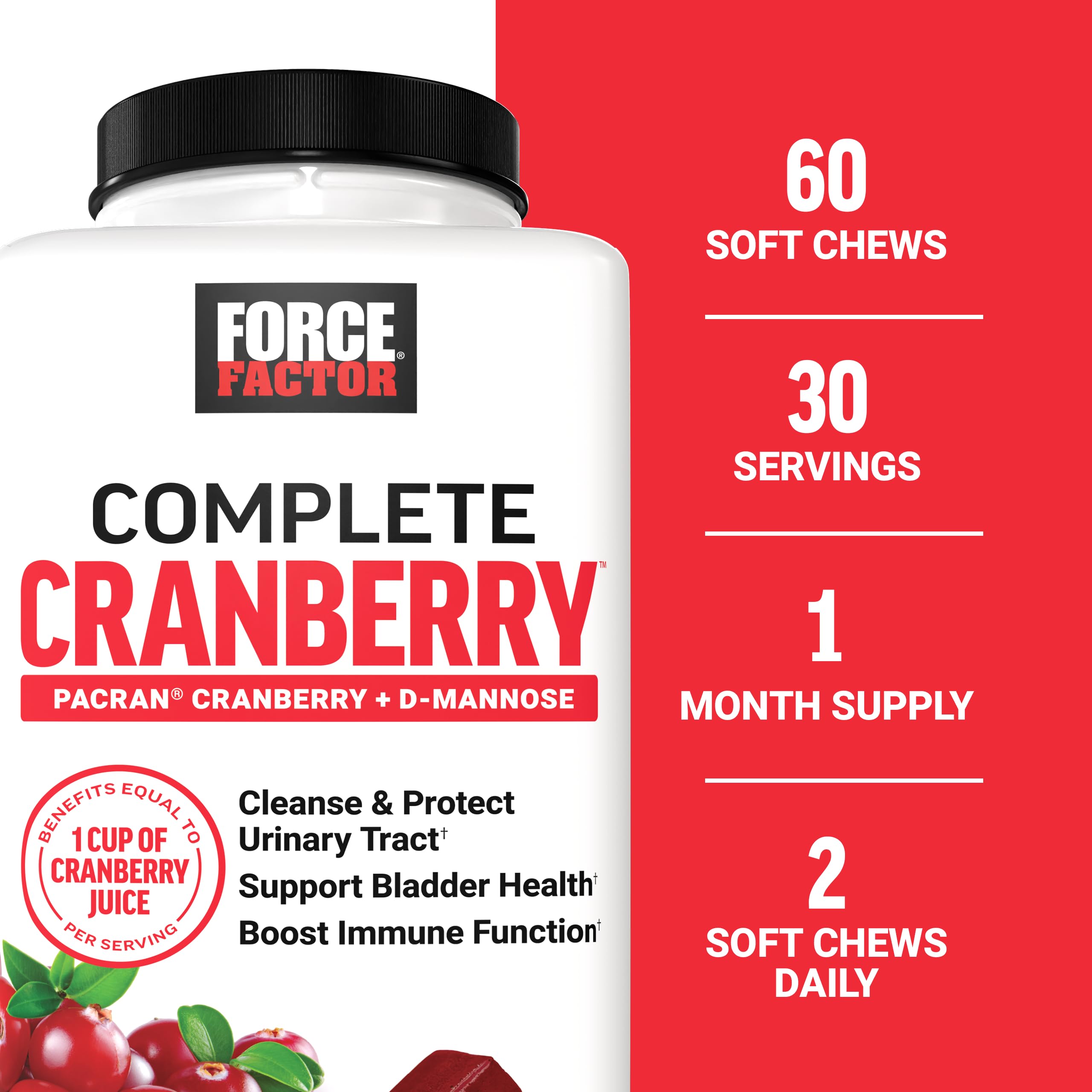Cranberry vitamins for everyday health