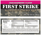 CranRaspberry flavour energy boost bars