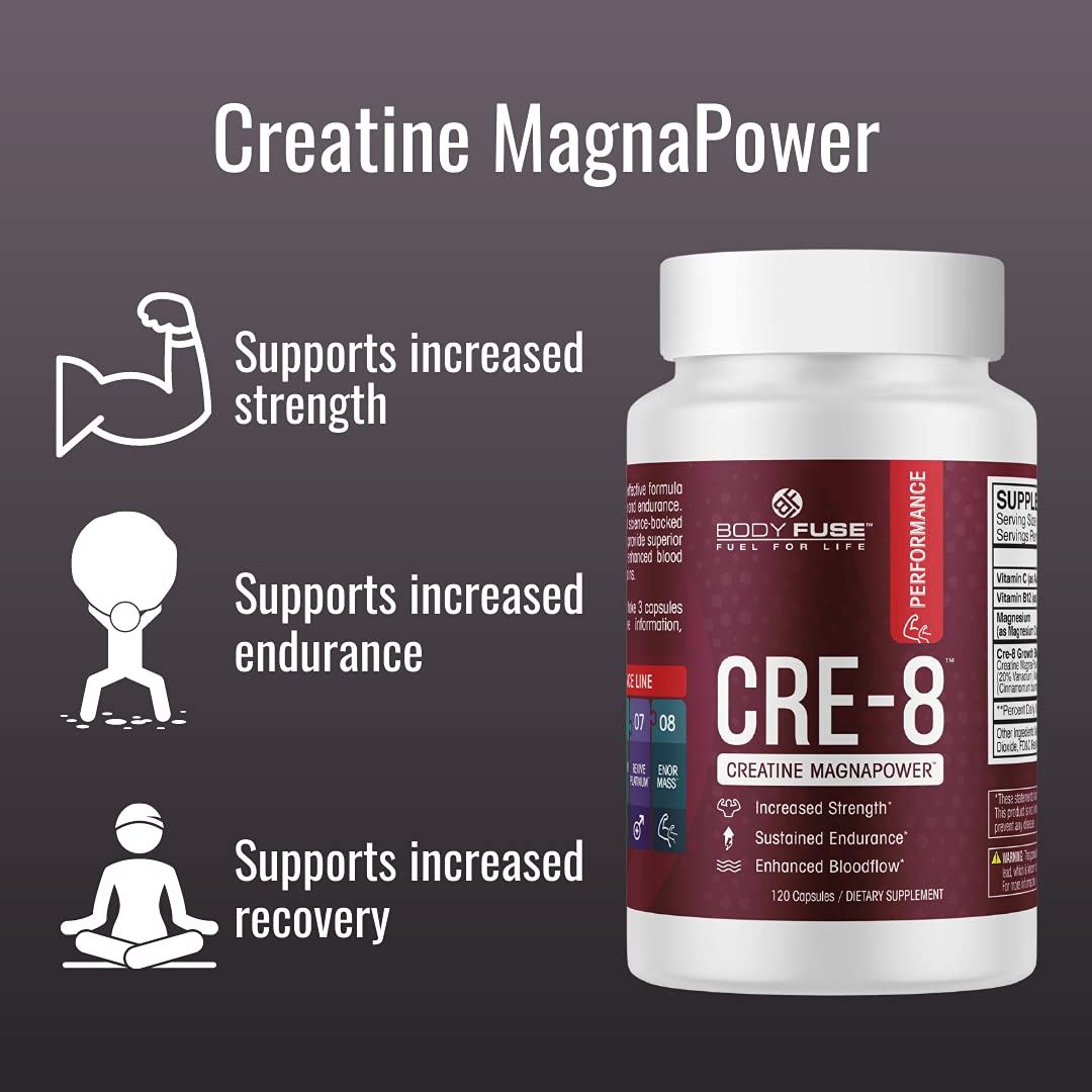 CRE-8 creatine supports workout recovery