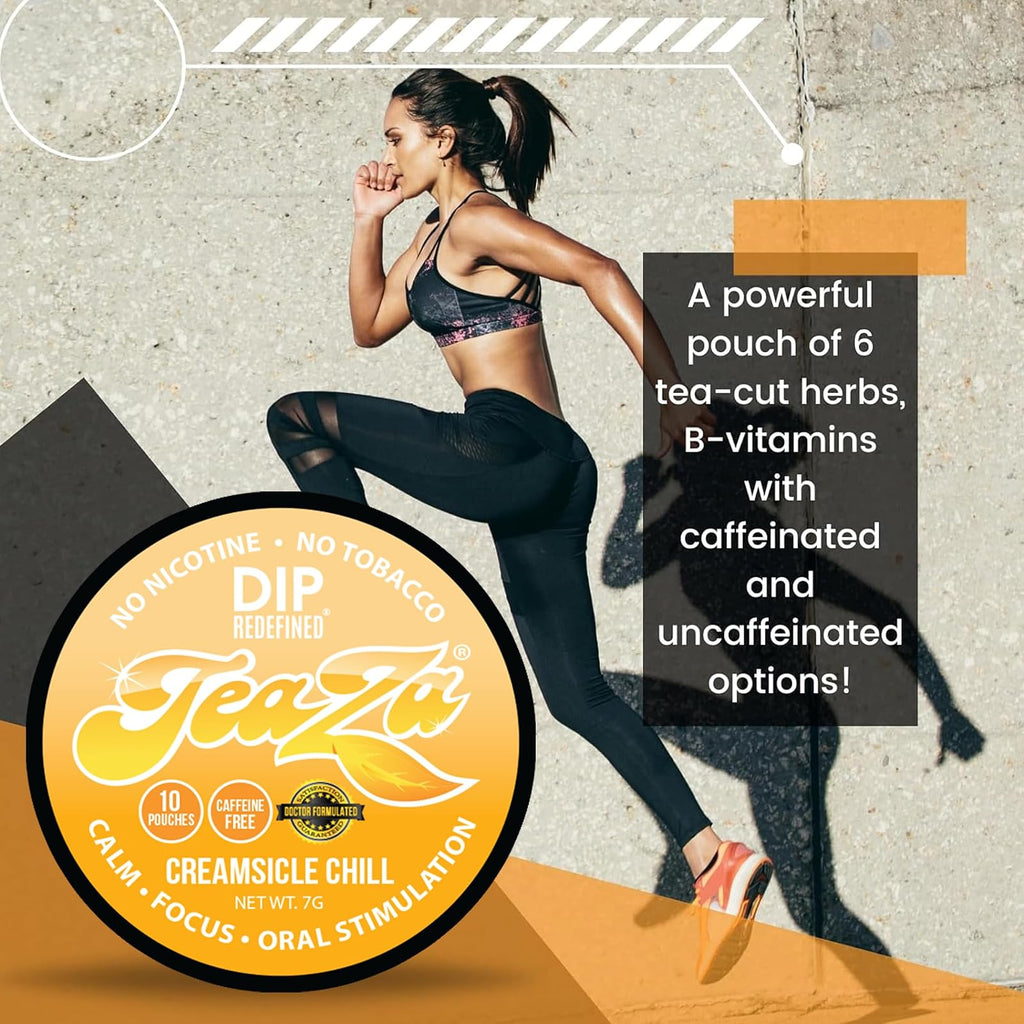 Creamsicle Chill energy pouches for workouts