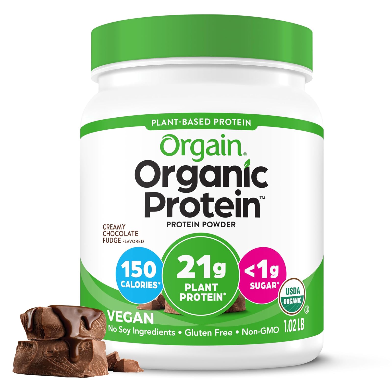 creamy chocolate fudge vegan protein