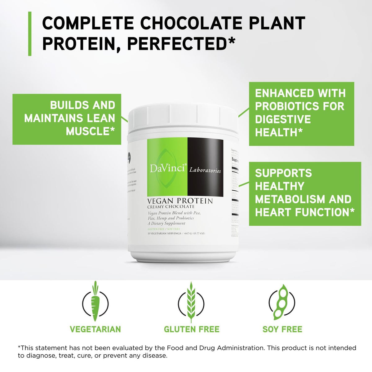 creamy chocolate plant-based protein