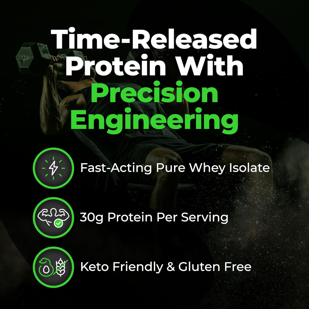 creamy chocolate protein dessert