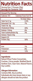 creamy chocolate whey protein for smoothies
