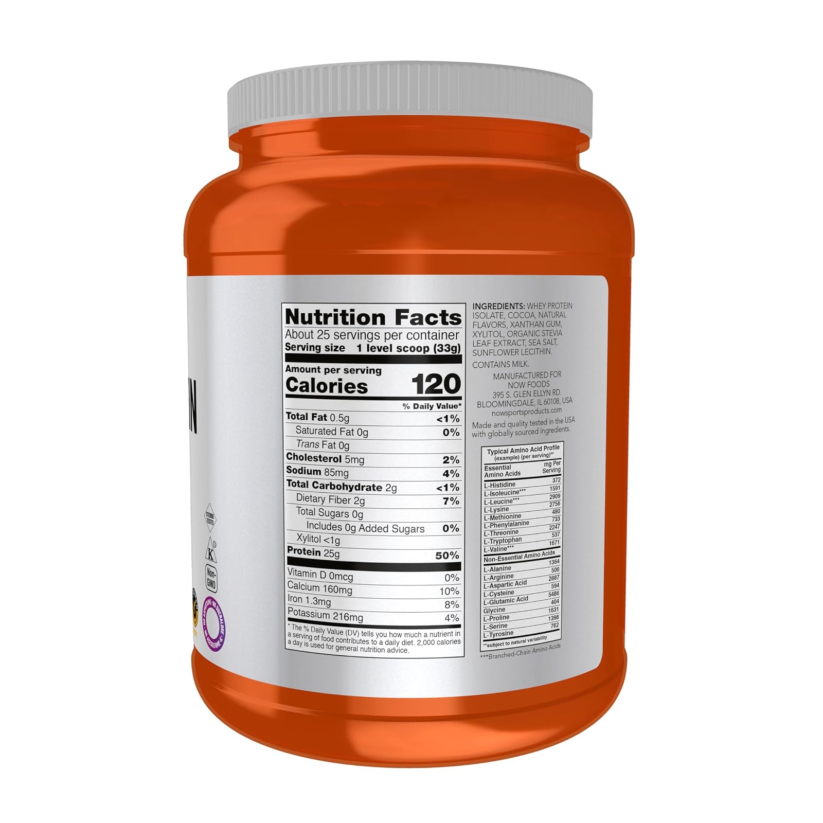 Creamy chocolate whey protein supplement