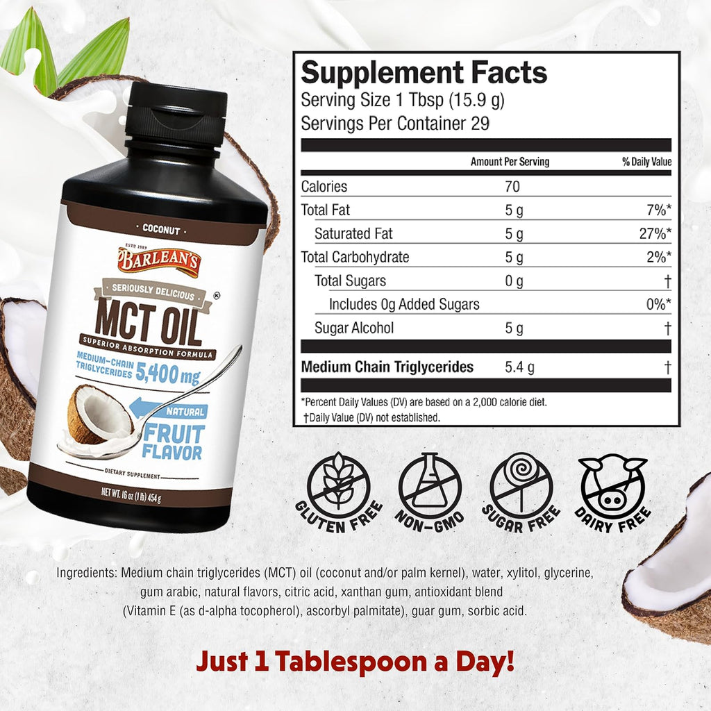 creamy emulsified MCT oil benefits