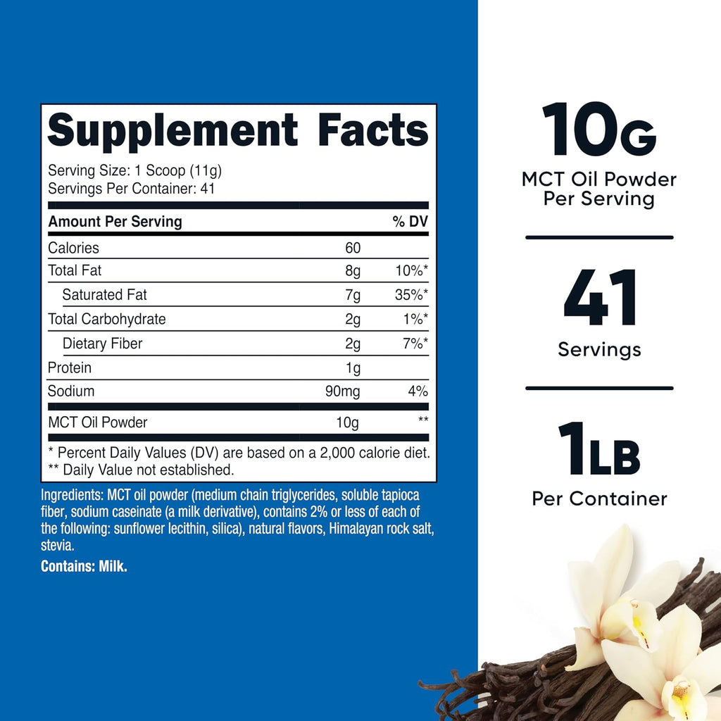 creamy MCT oil powder for smoothies