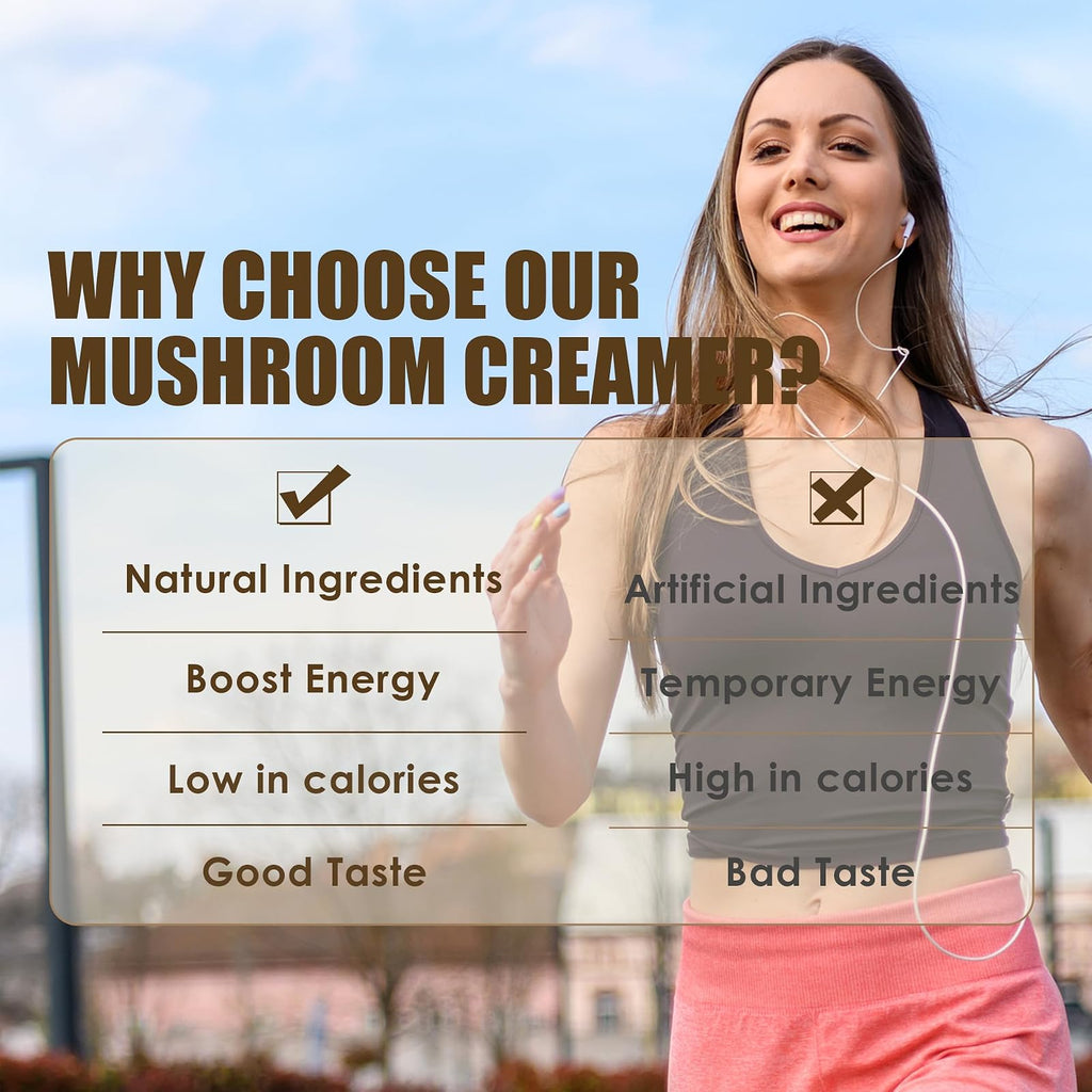 Creamy mushroom blend with coconut