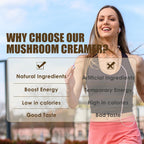 Creamy mushroom blend with coconut