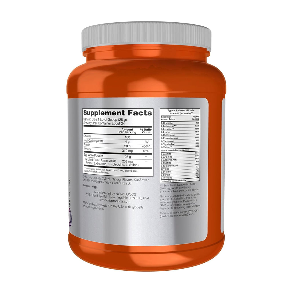 Creamy vanilla whey protein supplement