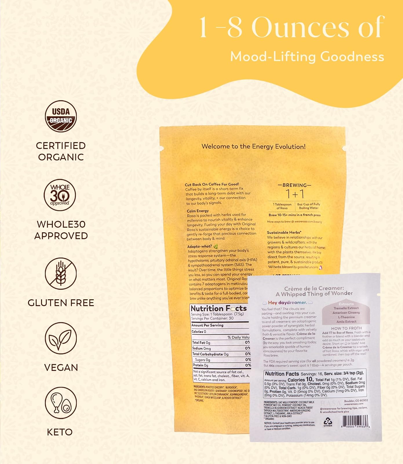 creamy vegan coffee substitute