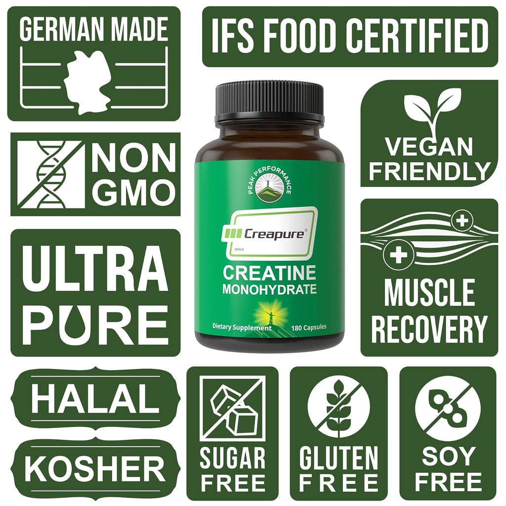 Creapure creatine for energy boost